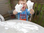 Frugal Fun with Kids: Shaving Cream Play