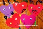 Frugal Kid's Valentine Craft: Heart Stick Puppets - Saving Toward A ...