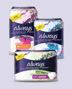 Always Discreet Products = NEW Coupons and a FREE Sample