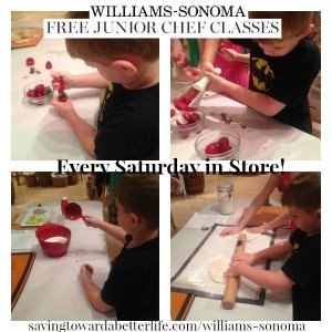 FREE Junior Chef Classes at Williams-Sonoma on Saturdays