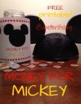 "Pennies for Disney" and other Vacation Fund Jar Printables