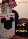 "Pennies for Disney" and other Vacation Fund Jar Printables
