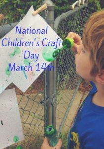 At Home Craft Ideas for National Children's Craft Day on March 14th