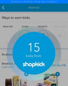 Get Your Shopkick Points with Walmart Grocery Pickup | Points Without ...