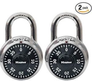 Master Lock 1500T Dial Combination Padlock 2 Pack under $8!