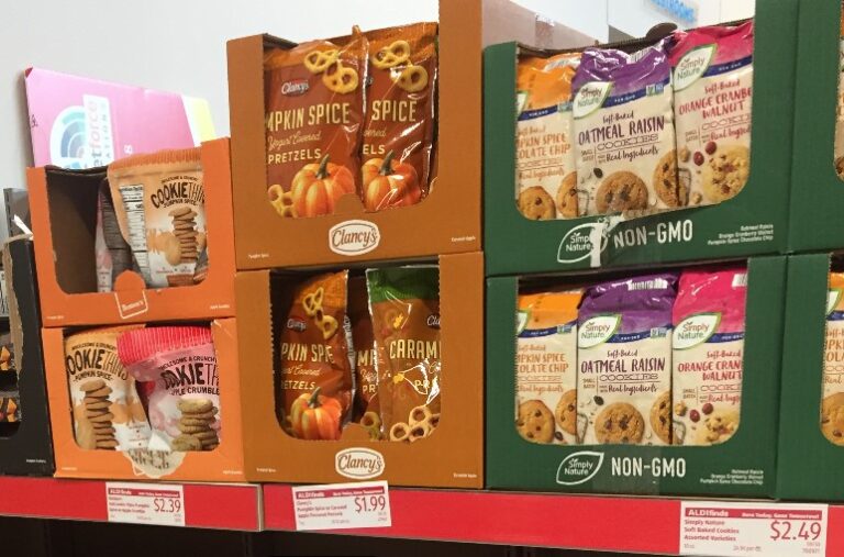 Aldi's PUMPKIN SPICE and Fall Treat Items for 2020