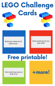 FREE Printable: LEGO Challenge Idea Cards!