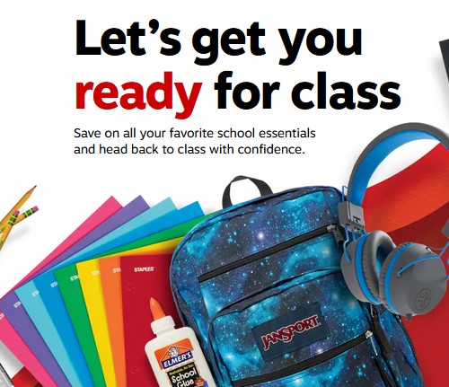 Staples School Supply Deals for 2021 School Year