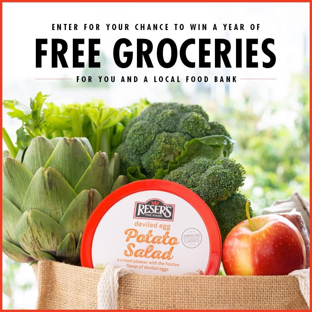 Reser's: FREE Groceries for a YEAR Sweepstakes!