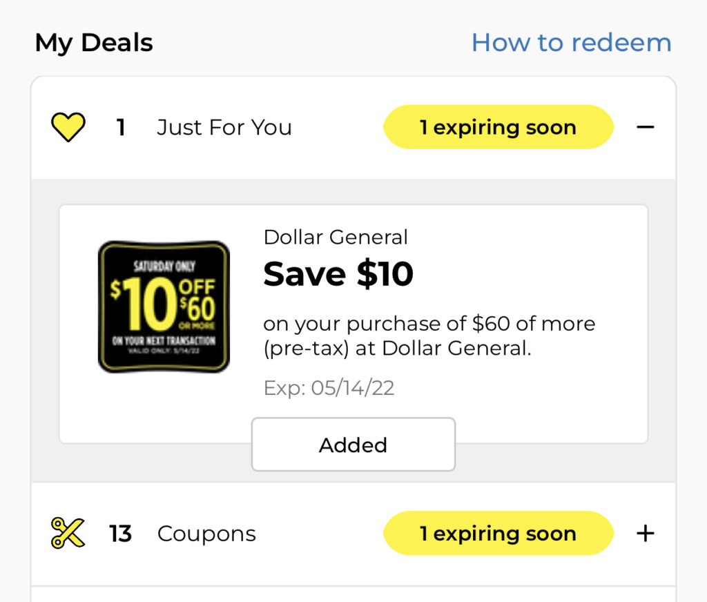 Dollar General Saturday Savings, 5/14/2022