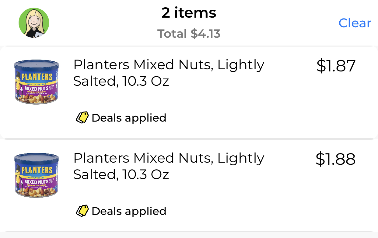 Dollar General Planters Mixed Nuts Deal - under $4 for TWO!