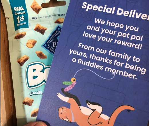 Earn Points Towards Treats with the BLUE Buddies App!