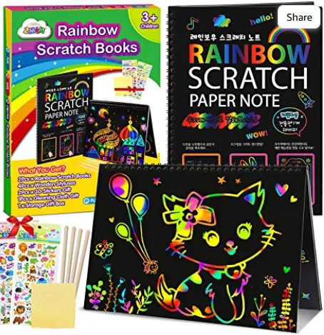 *Christmas Gift Alert* Rainbow Scratch Art Gift Set 30% off!