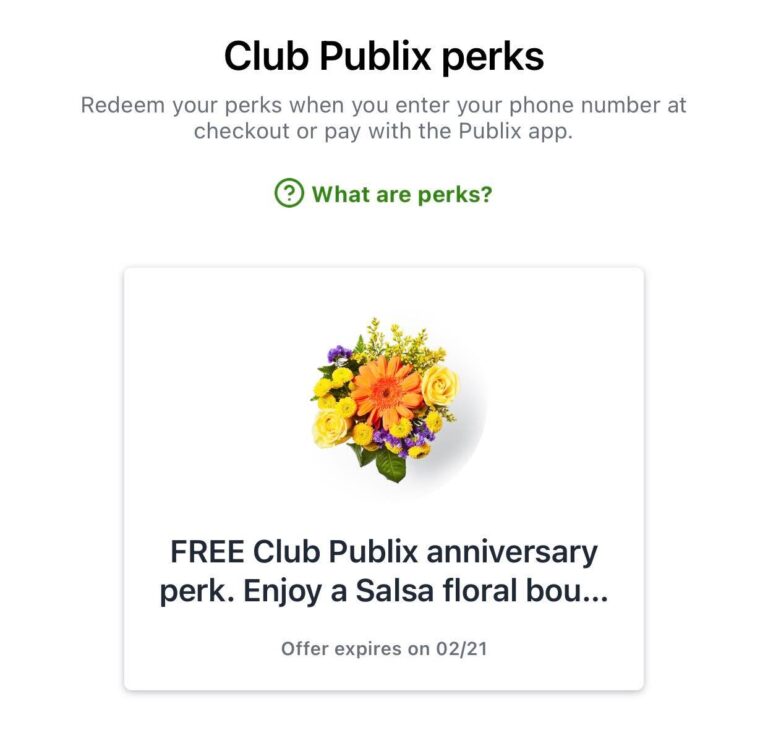 Club Publix | FREE Flowers on your Club Publix Anniversary