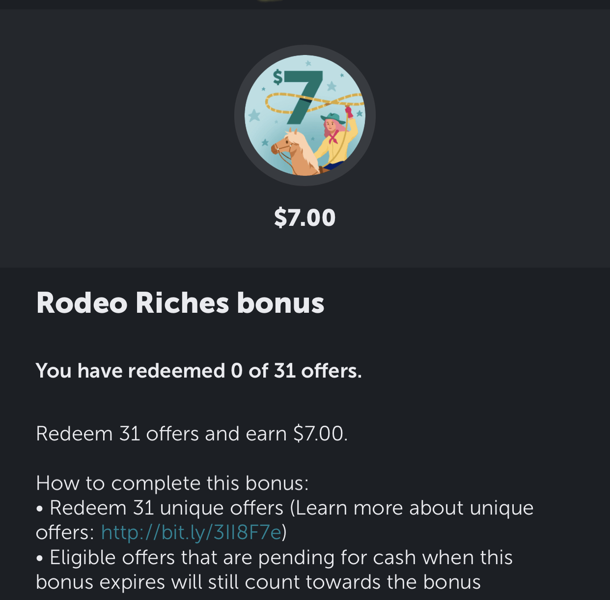 Ibotta: $12 Cash Back from Mid-Week and Rodeo Riches Bonuses