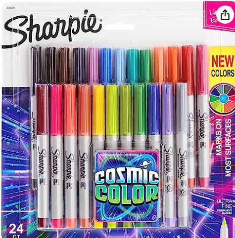Sharpie Ultra Fine 24 pack Cosmic Colors under $14!