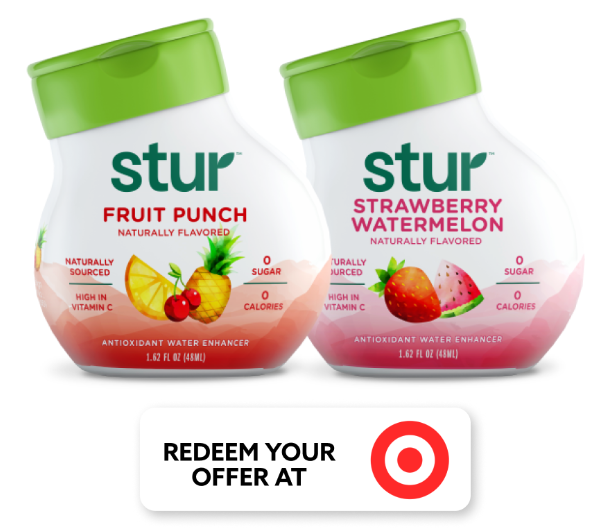 Rebate: Stur Water Flavoring at Target | FREE!
