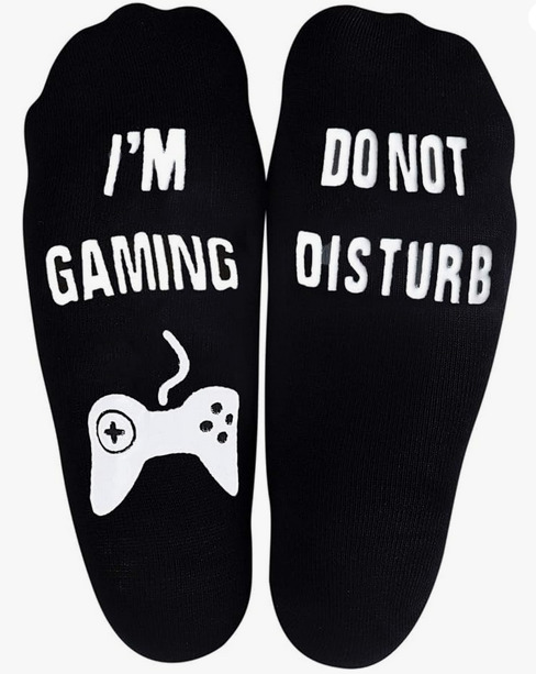 *Teen Stocking Stuffer* Gamer Socks under $4!