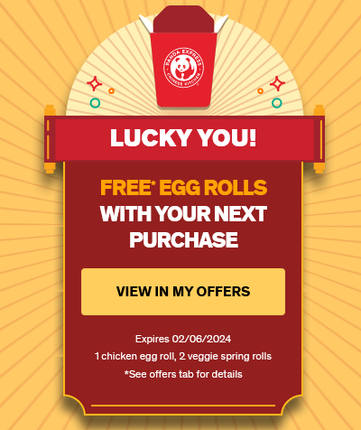 Panda Express: Win FREE Food with Lunar New Year Instant Win Game!