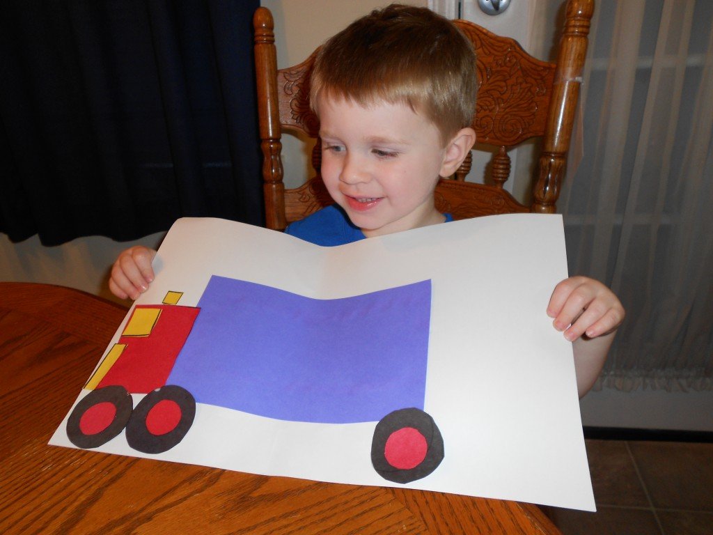 Preschool Project of the Week - Using Simple Shapes to create pictures